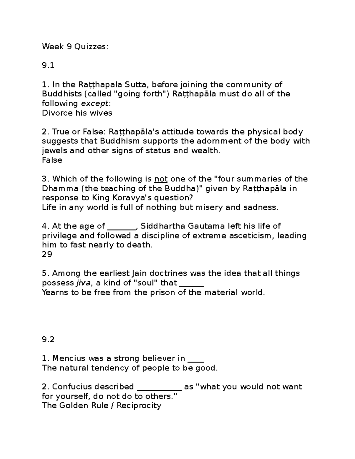 CIV201 Week 9 Quizzes - Quiz for Week 9 - Week 9 Quizzes: 9. In the ...