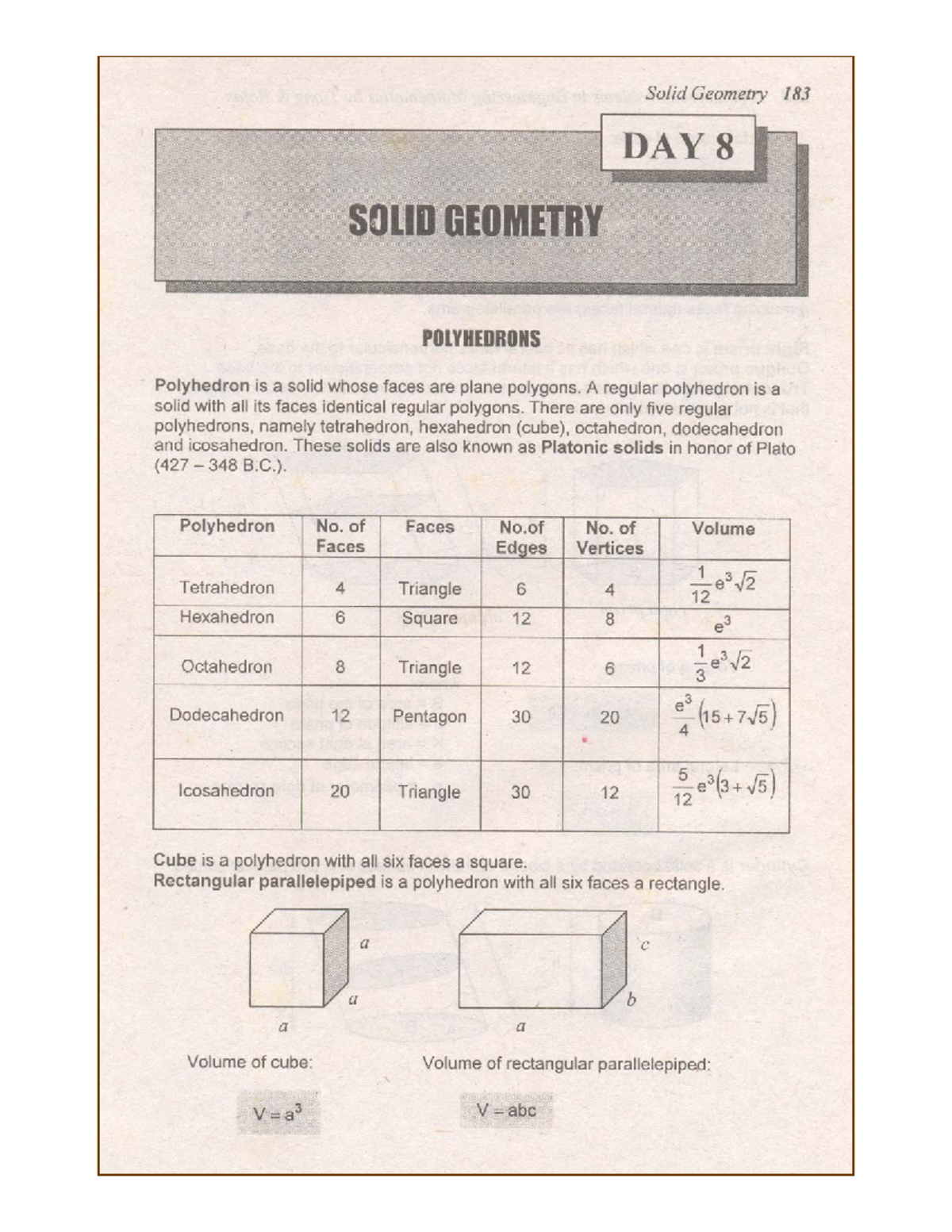 1001-Solid-Geometry - required - BS Civil Engineering - Studocu