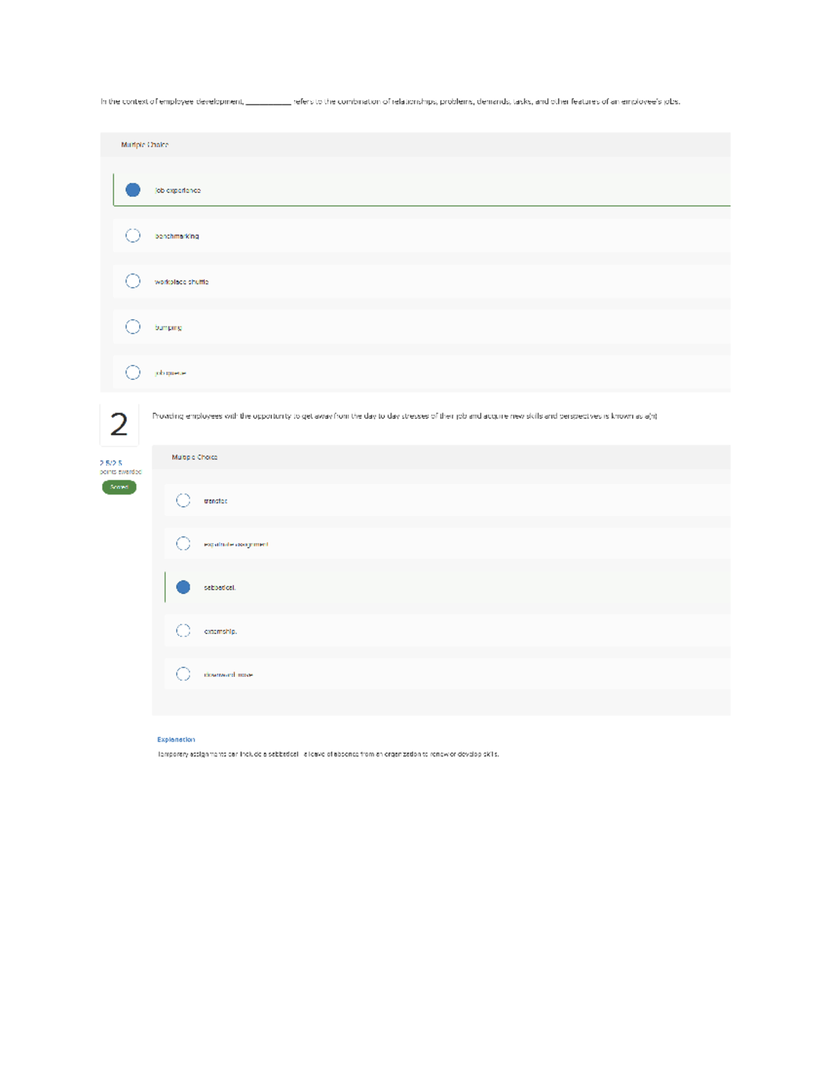 HRM 225 8-2 QUIZ - HRM 225 - Studocu