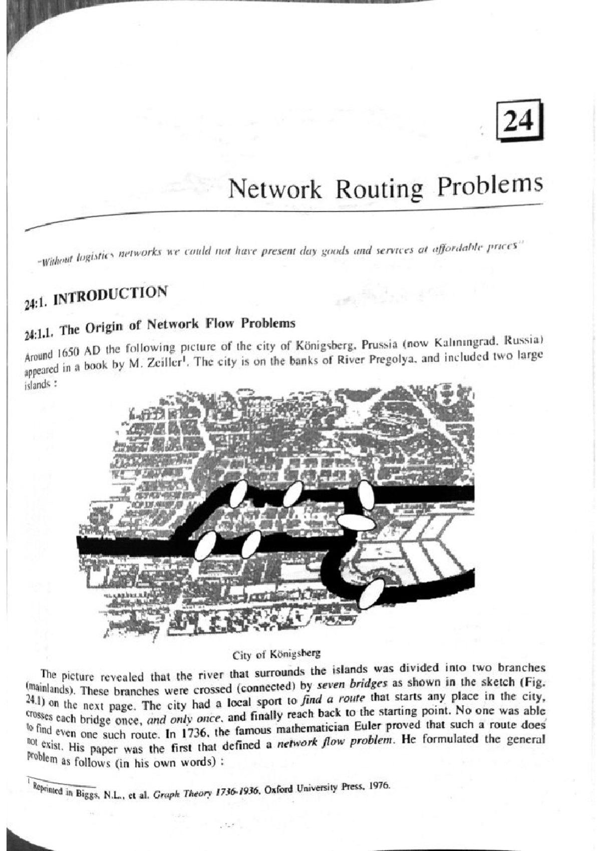 COMPUTER AIDED OPTIIMIZATION TECHNIQUES - 24 Network Routing Problems ...