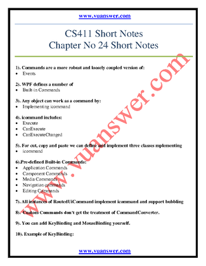 Cs411 Midterm MCQs With References By Moaaz - CS411 Visual Programming Solved MCQS For Midterm ...