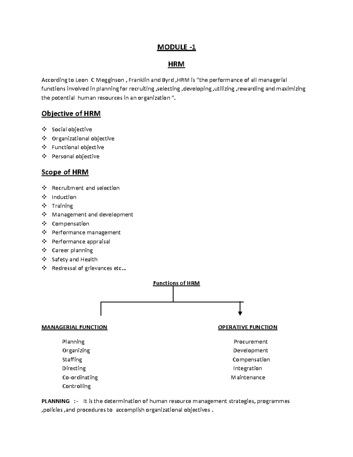 Human Resource Management -S3-2 - MODULE - HRM According to Leon C ...