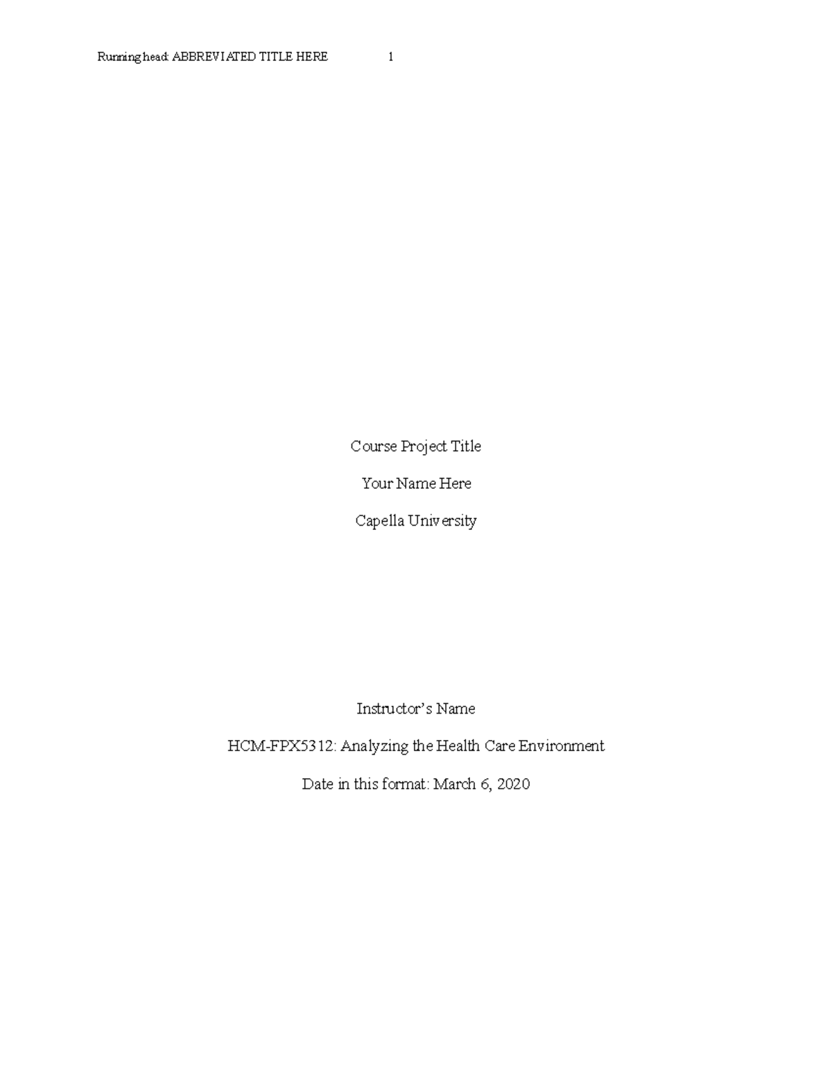 Cf course project template FP - Course Project Title Your Name Here ...