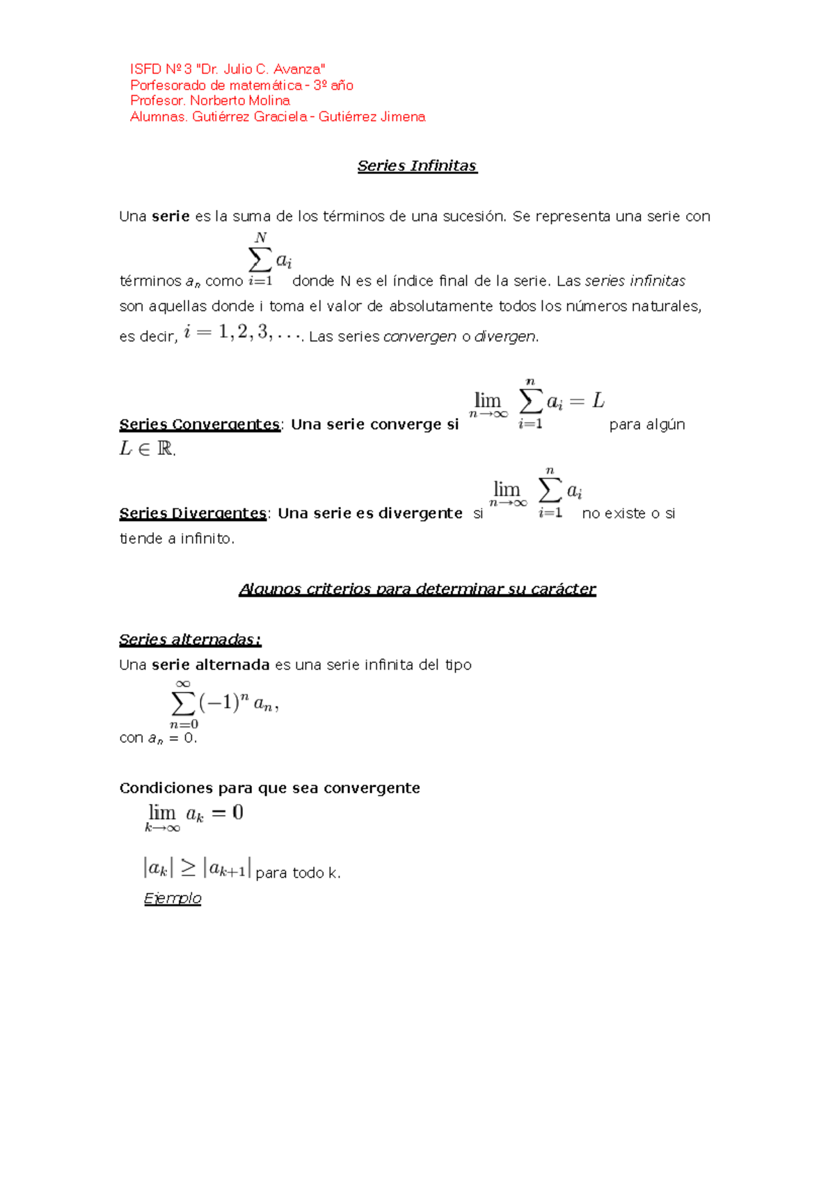 Integrales dobles e iteradas - ####### Porfesorado de matemática - 3º ...