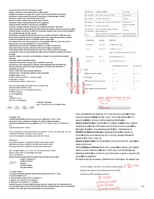 STAT 200 EXAM 3 Review Sheet - STAT 200 EXAM 3 REVIEW Descriptive ...