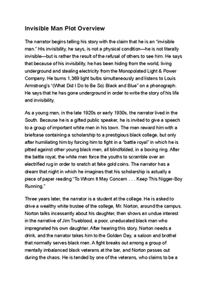 Herbert G - Thank you - The Invisible Man H.G Level 5 Retold by T. S ...