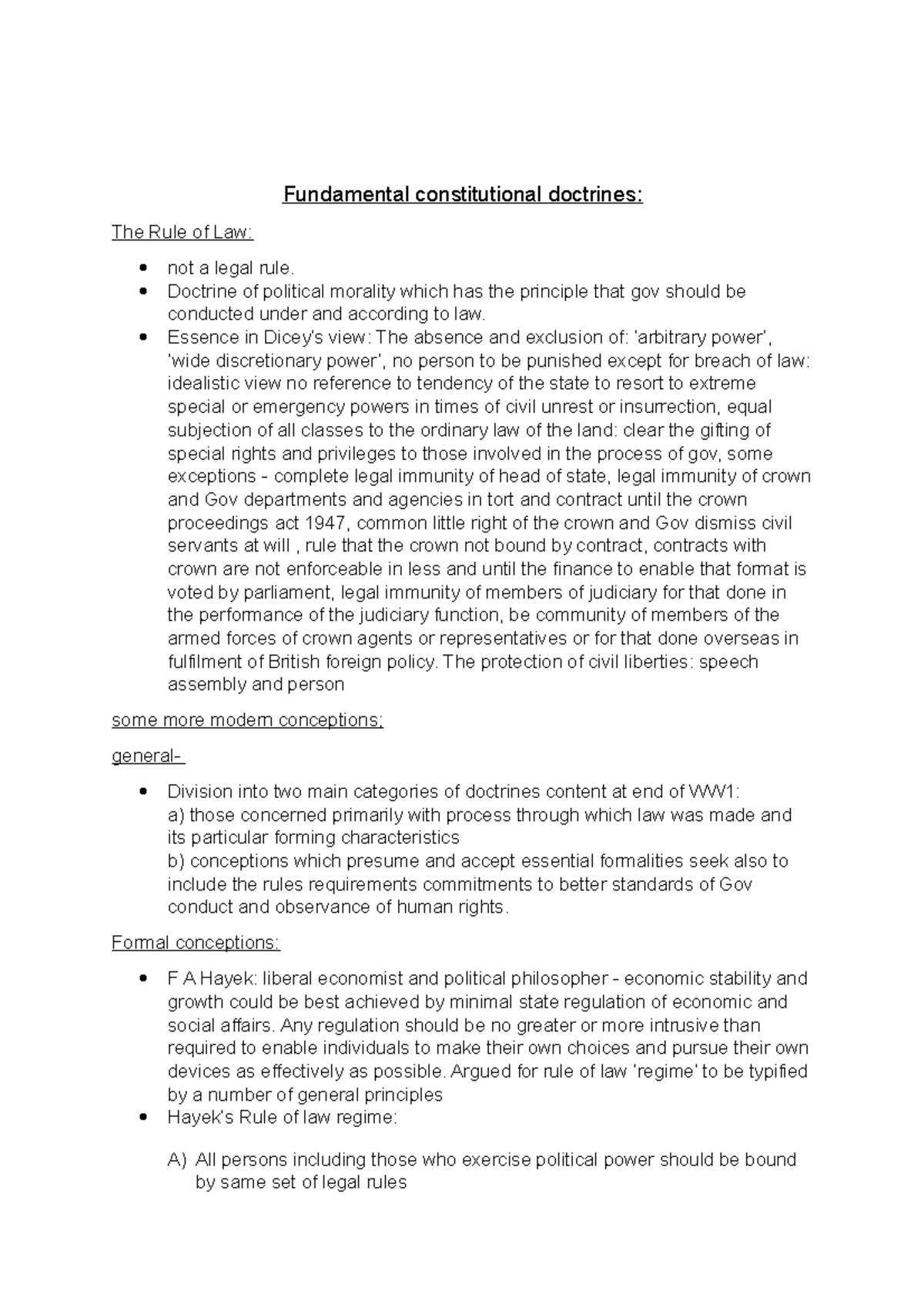 Fundamental constitutional doctrines - Doctrine of political morality ...
