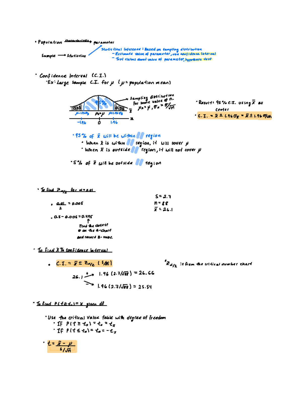 Chapter 7 Confidence Interval - population characteristics parameter statistical InferenceBased ...