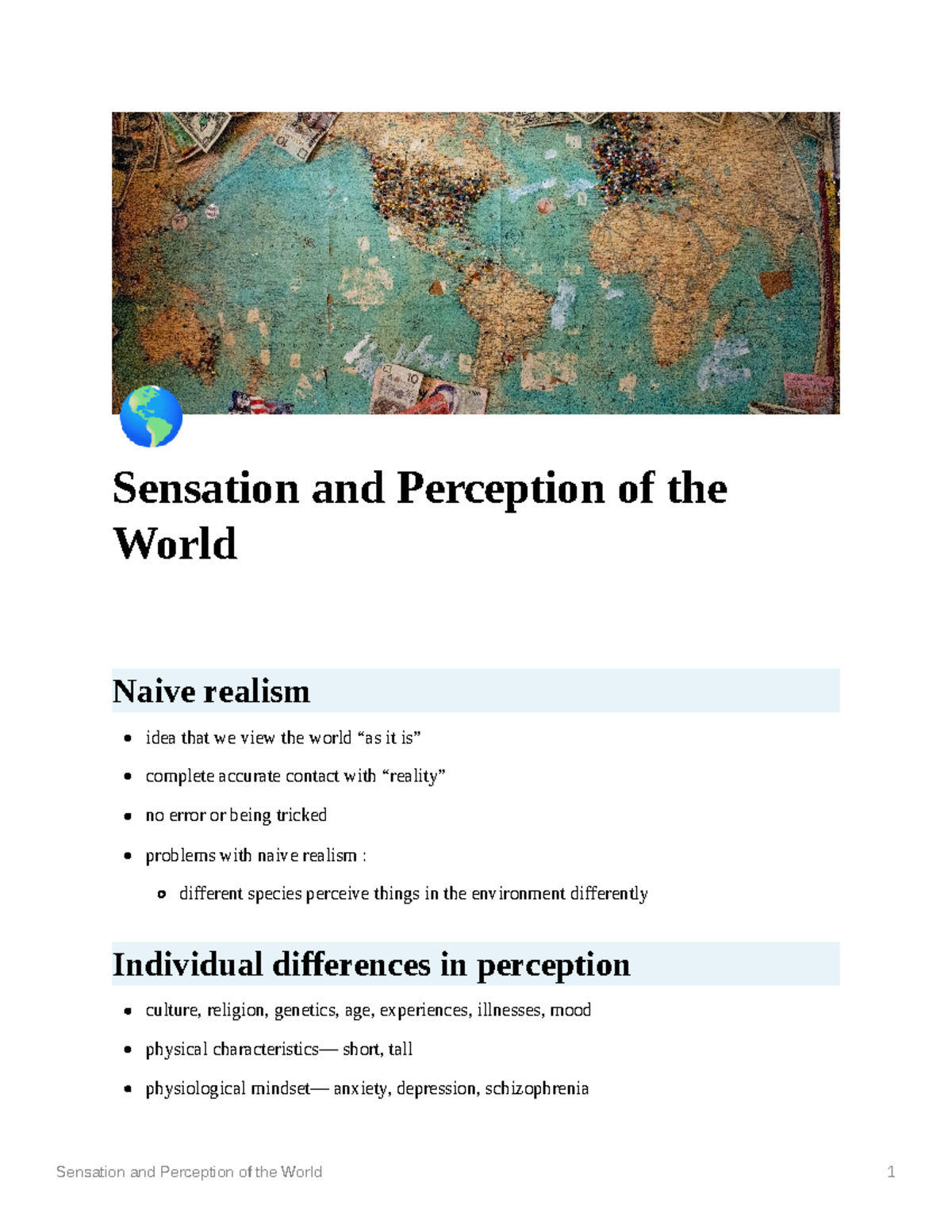 Psy #3 - The lecture is on Decision making - Sensation and Perception ...