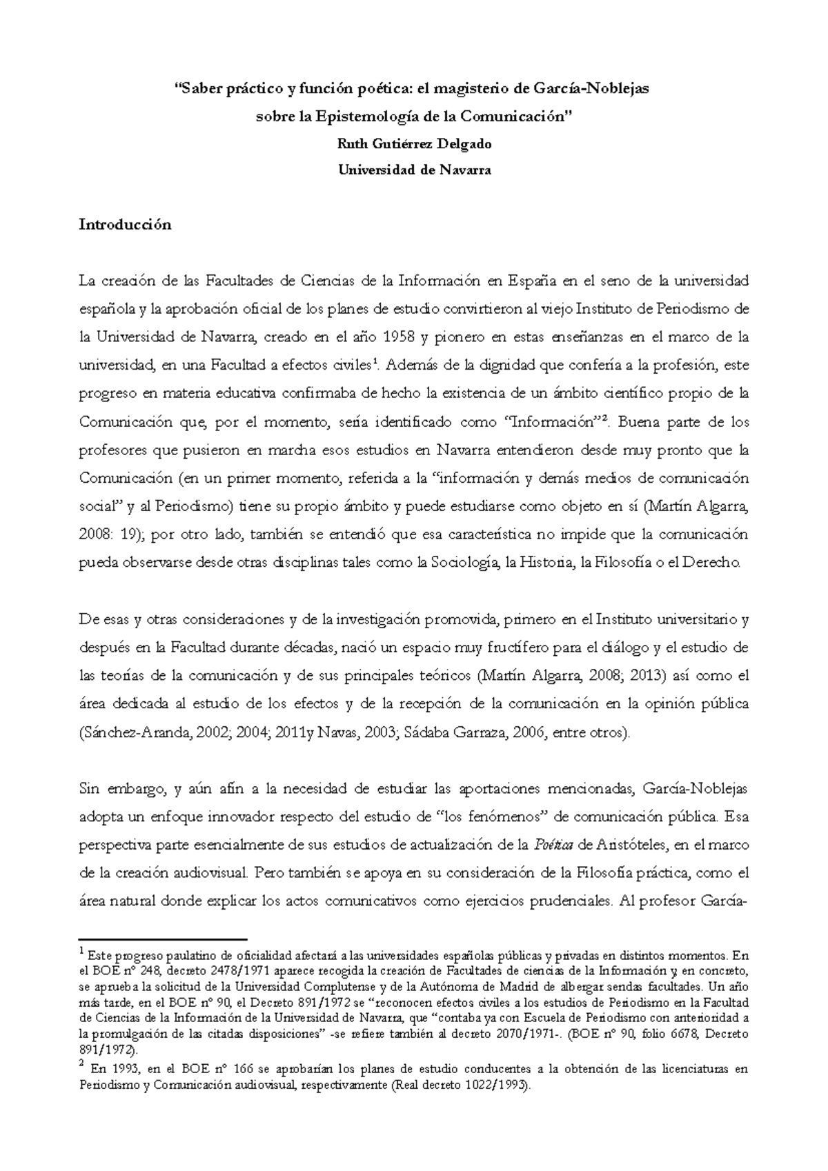 Saber practico y funcion poetica el magi - “Saber práctico y función ...