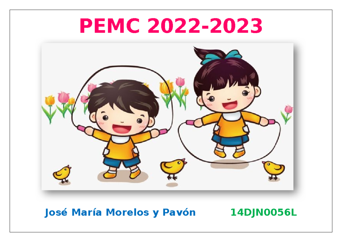 PEMC 2022-2023 Listo - Pemc - PEMC 2022- José María Morelos y Pavón ...