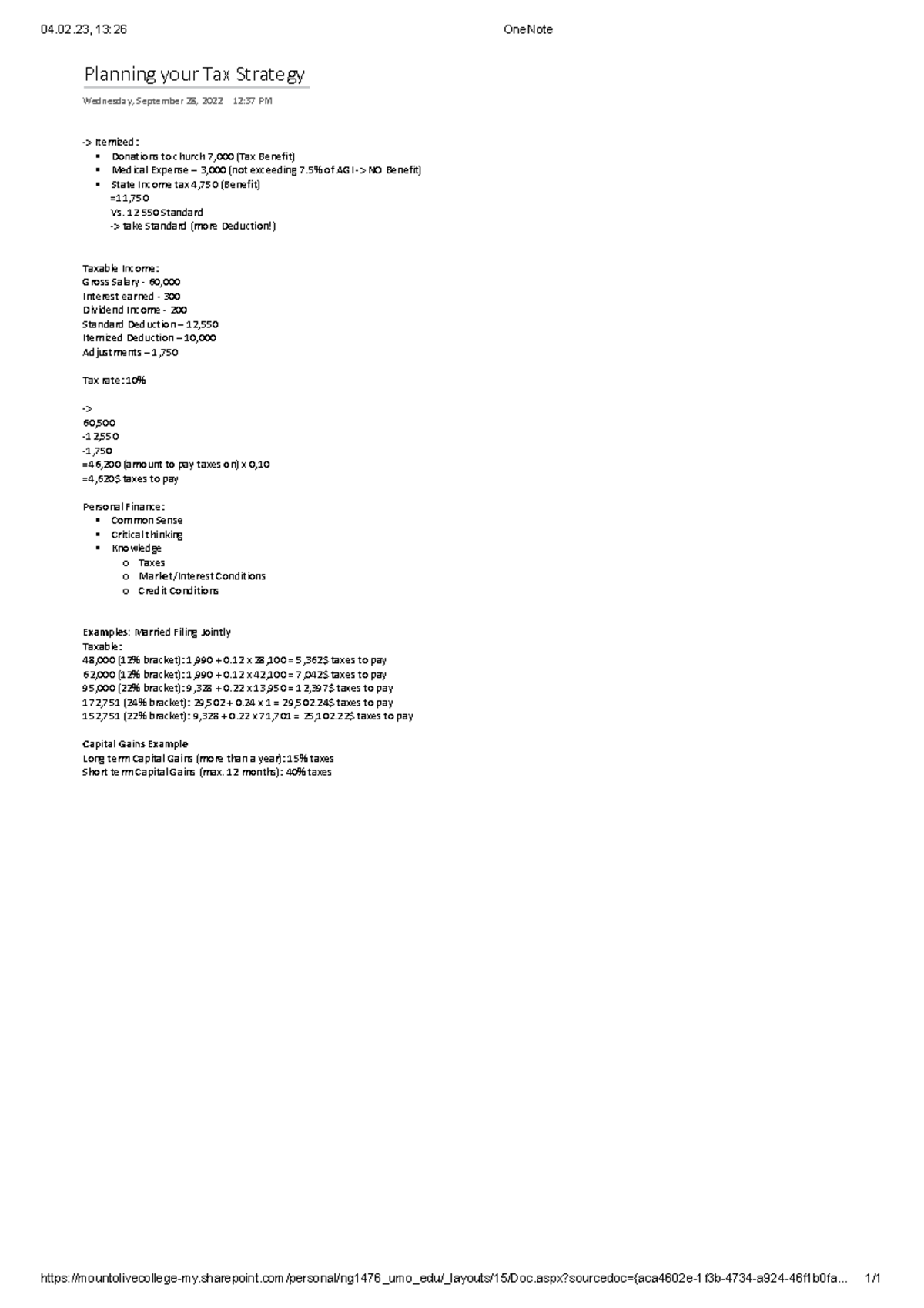 FIN 210 Chapter 4 - 04.02, 13:26 OneNote - Studocu