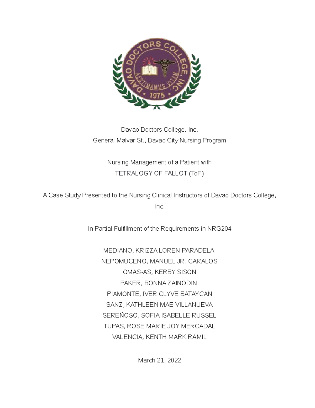 Module-5- Manuscript-Group 16-1docx 140997343 - General Malvar St ...