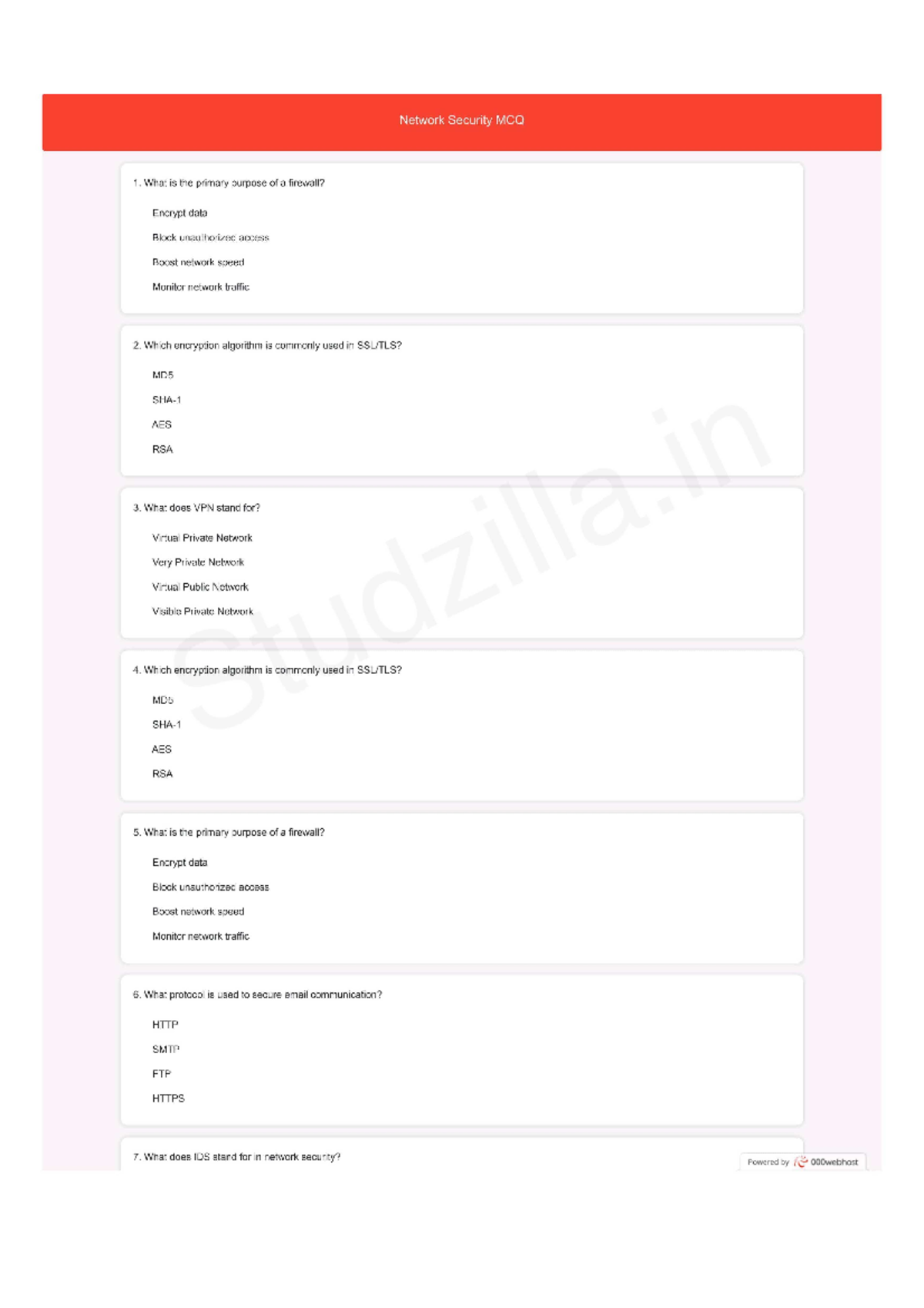 Network Security - BCA-1003 Computer Skills - Studocu