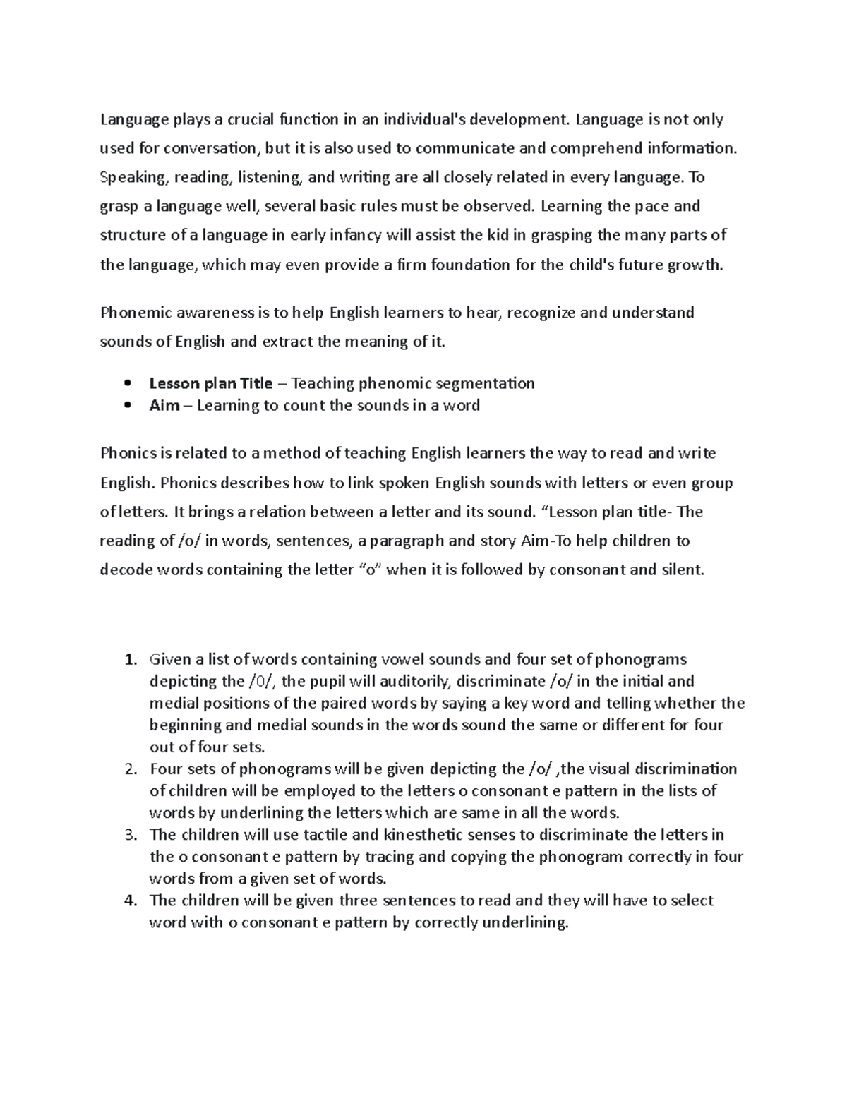 Understanding the different characters reveal - Language plays a ...