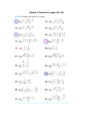 Sec06 - answer of sec6 examples - Calculus - Chapter 4 - Exercise 4 (Page 301) - Studocu
