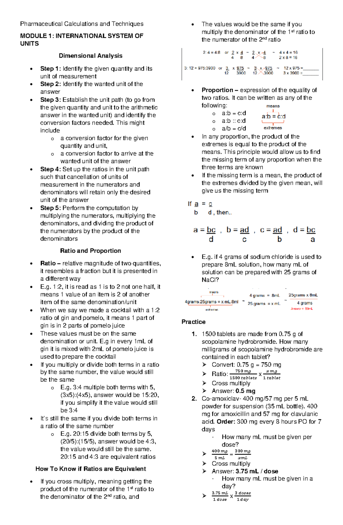 Chemistry Module 1 Introduction to Organic Chemistry - Pharmaceutical ...
