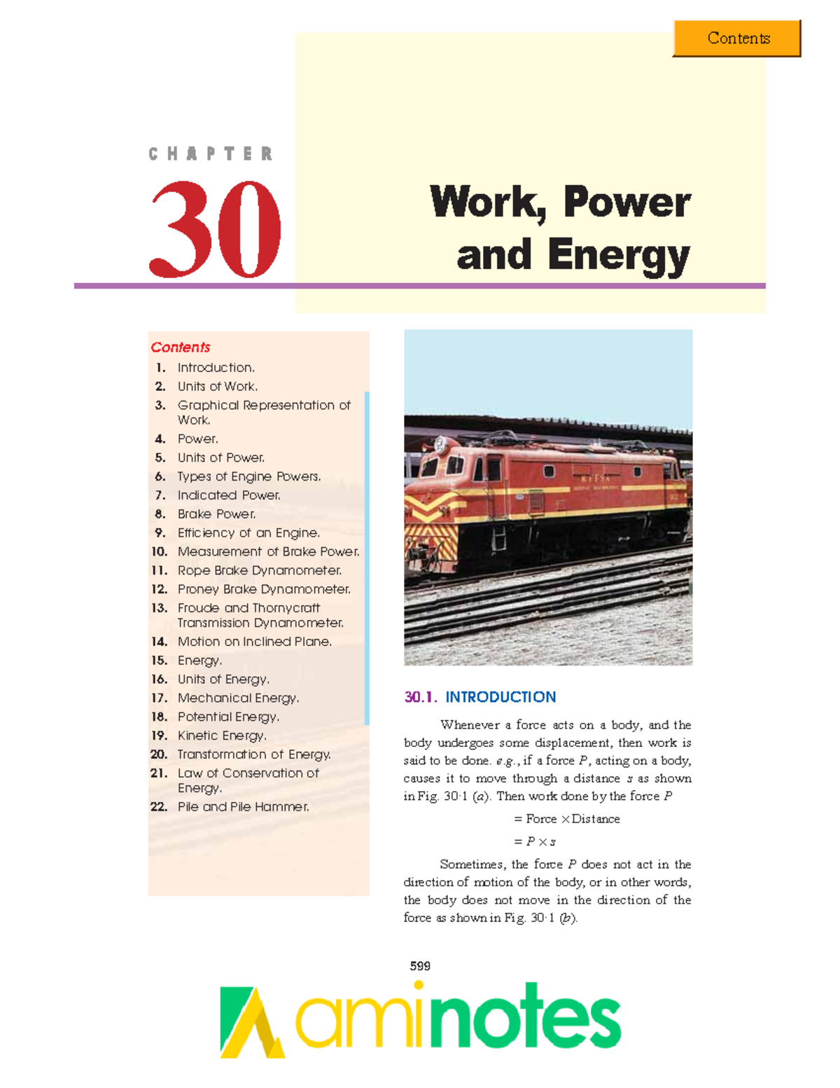 Work power energy - 599599 Contents 1. Introduction. 2. Units of Work ...