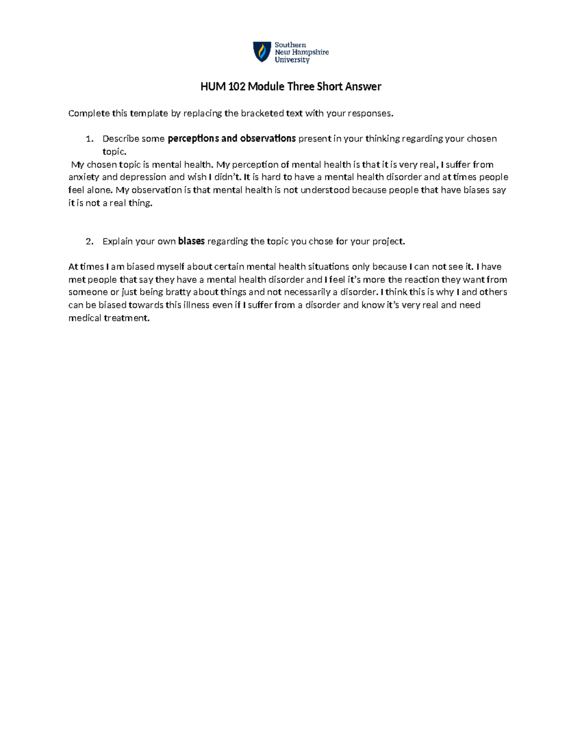 HUM 102 Module Three Short Answer - HUM 102 Module Three Short Answer ...