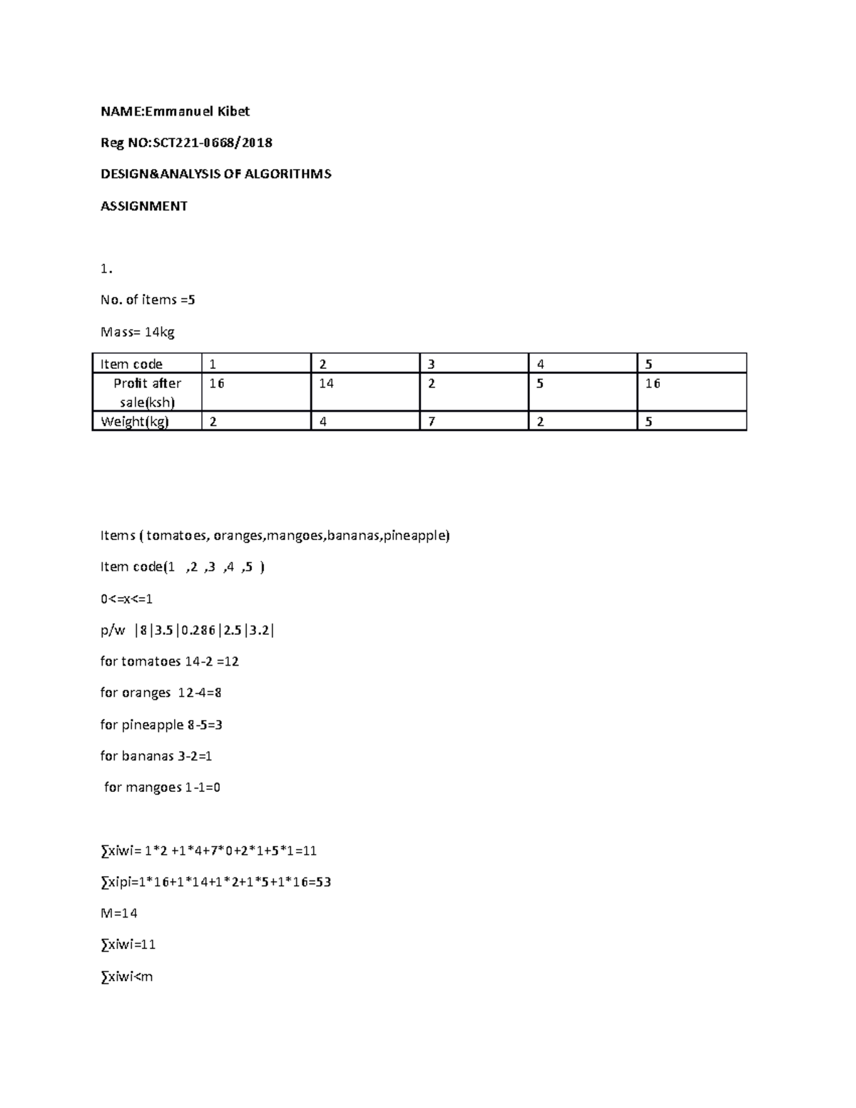 Assignment 1 - software engineering - NAME:Emmanuel Kibet Reg NO:SCT221 ...