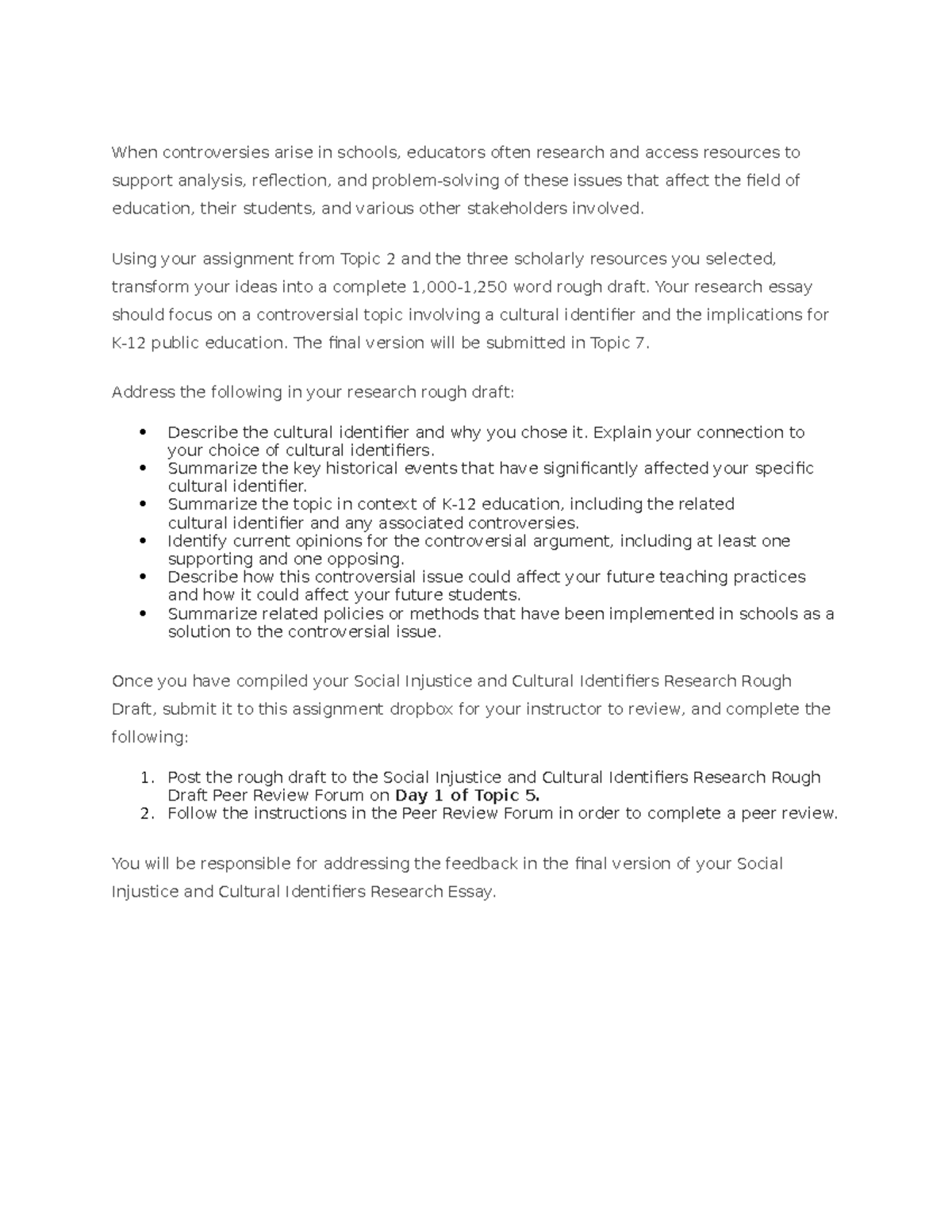 Social injustice rough draft - When controversies arise in schools ...