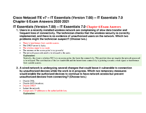 IT Essentials 7.0 Final Exam 1 – 9 parte 2 - 55 web designer accesses a ...