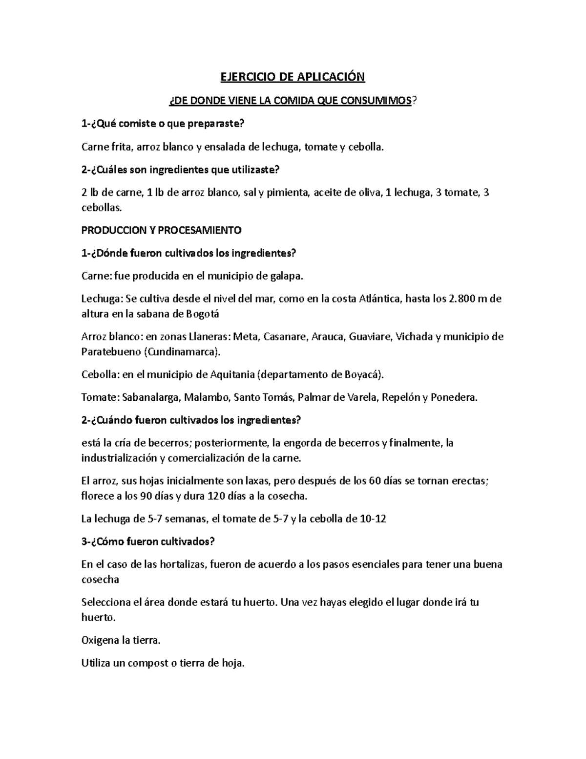 Ejercicio de aplicacion daniel - EJERCICIO DE APLICACIÓN ¿DE DONDE ...