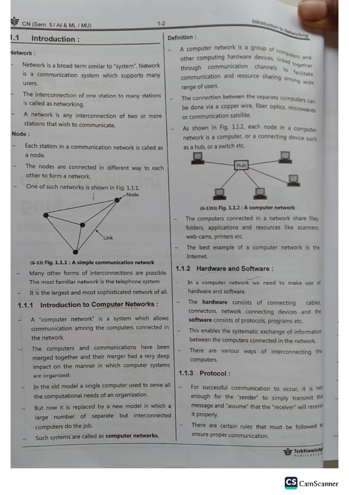 Introduction to Networking (CN) - CN (Sem. Introduction to Networking 1 Introduction ...