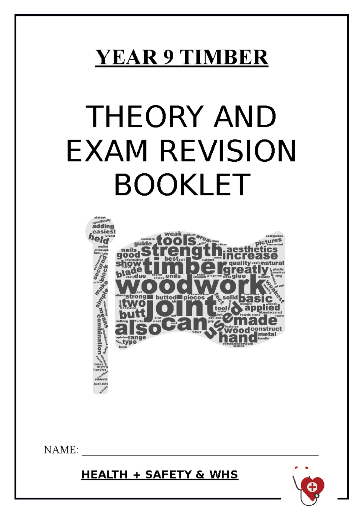 YEAR 9 Timber Theory and Revision Booklet - YEAR 9 TIMBER THEORY AND ...