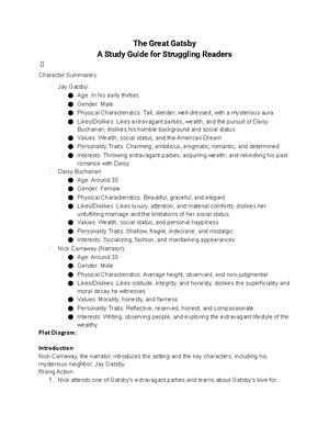 The Great Gatsby - Novel to Film - Chapter 9 - The Great Gatsby - Novel ...