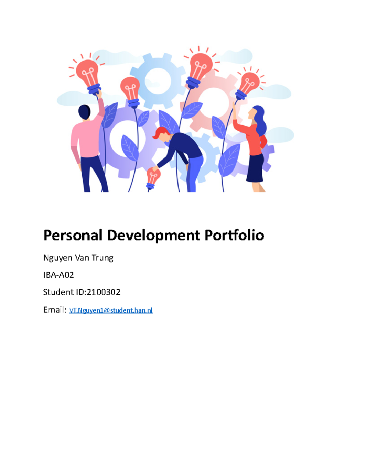 B-PPD Portfolio Nguyen Van Trung - Personal Development Portfolio ...