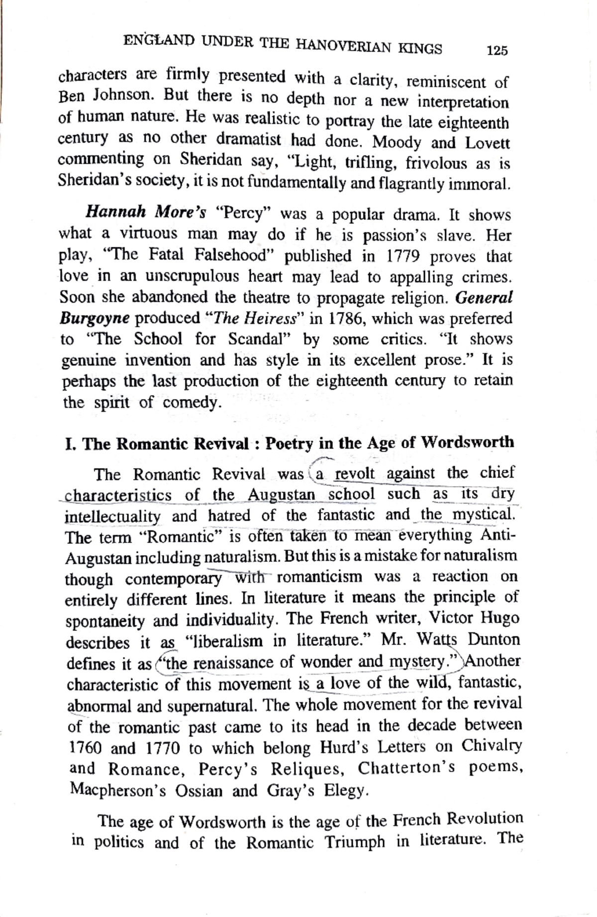 England under Hanovarian Kings - ENGLAND UNDER THE HANOVERIAN KINGS 125 ...