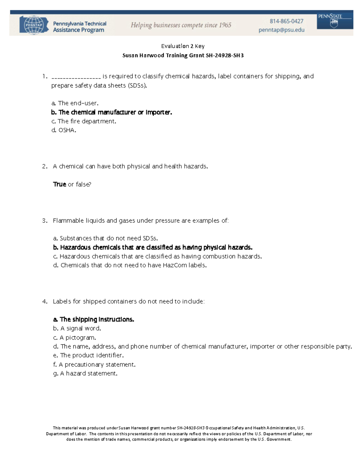 Fy13 sh-24928-13 Section 6-2 - Level 2 Evaluation Learning Assessment ...