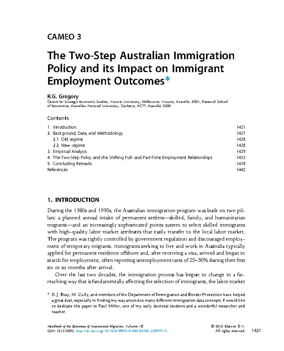 2 Steps Aus Immigration Policy - CAMEO 3 The Two-Step Australian ...