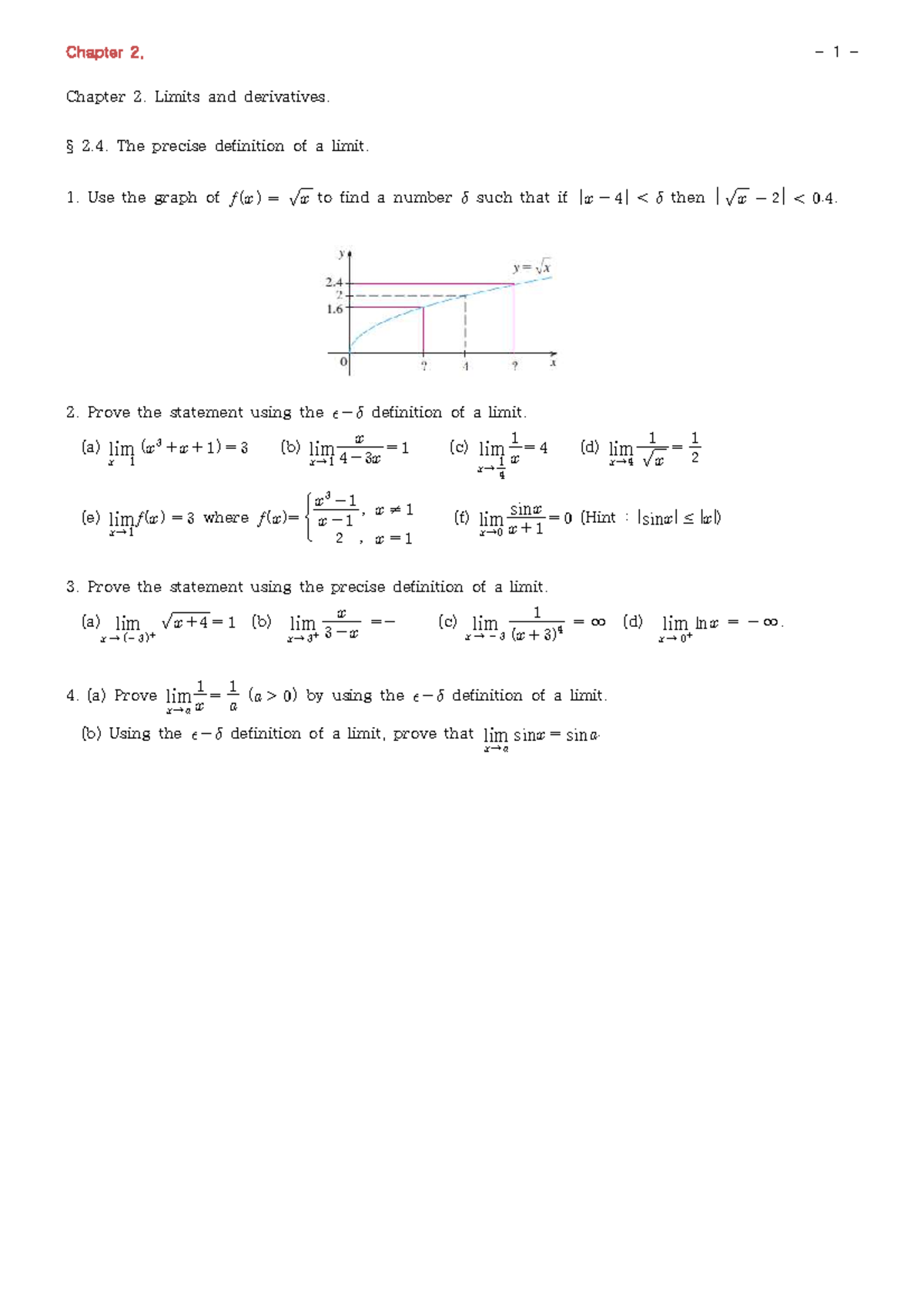 Chap 2 PS - Engineering Mathematics (1) - Chapter 2. - 1 - Chapter 2 ...