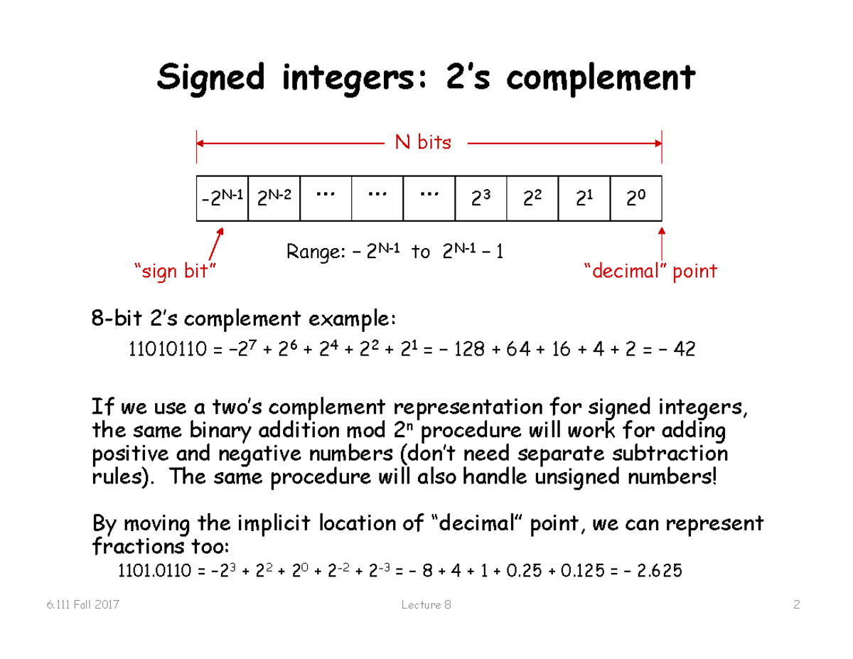 airthmatic-lecture-notes-1-7-signed-integers-2-s-complement-2n-1
