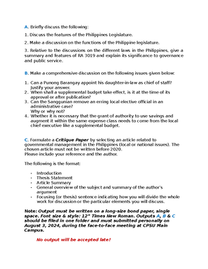 BE Form 3 Resource Mobilization FORM 1 - BE Form 03 Republic of the ...