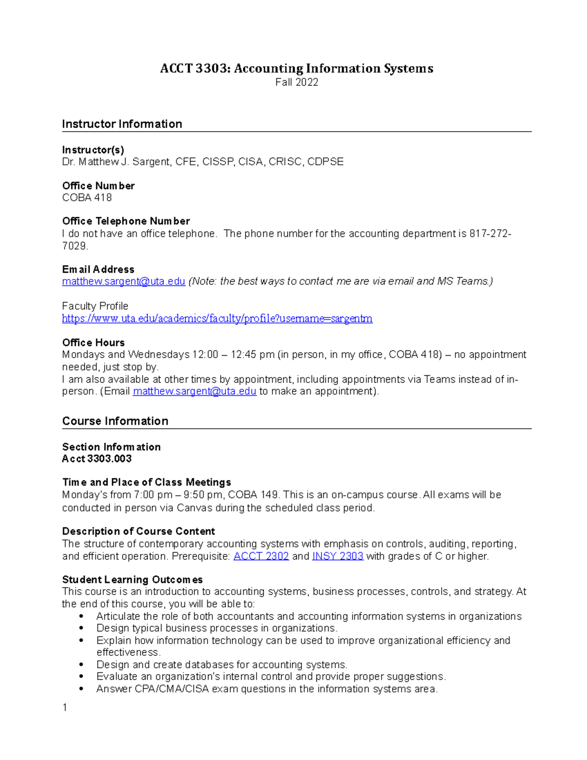 ACCT-3303 - it is a syllabus - ACCT 3303: Accounting Information ...