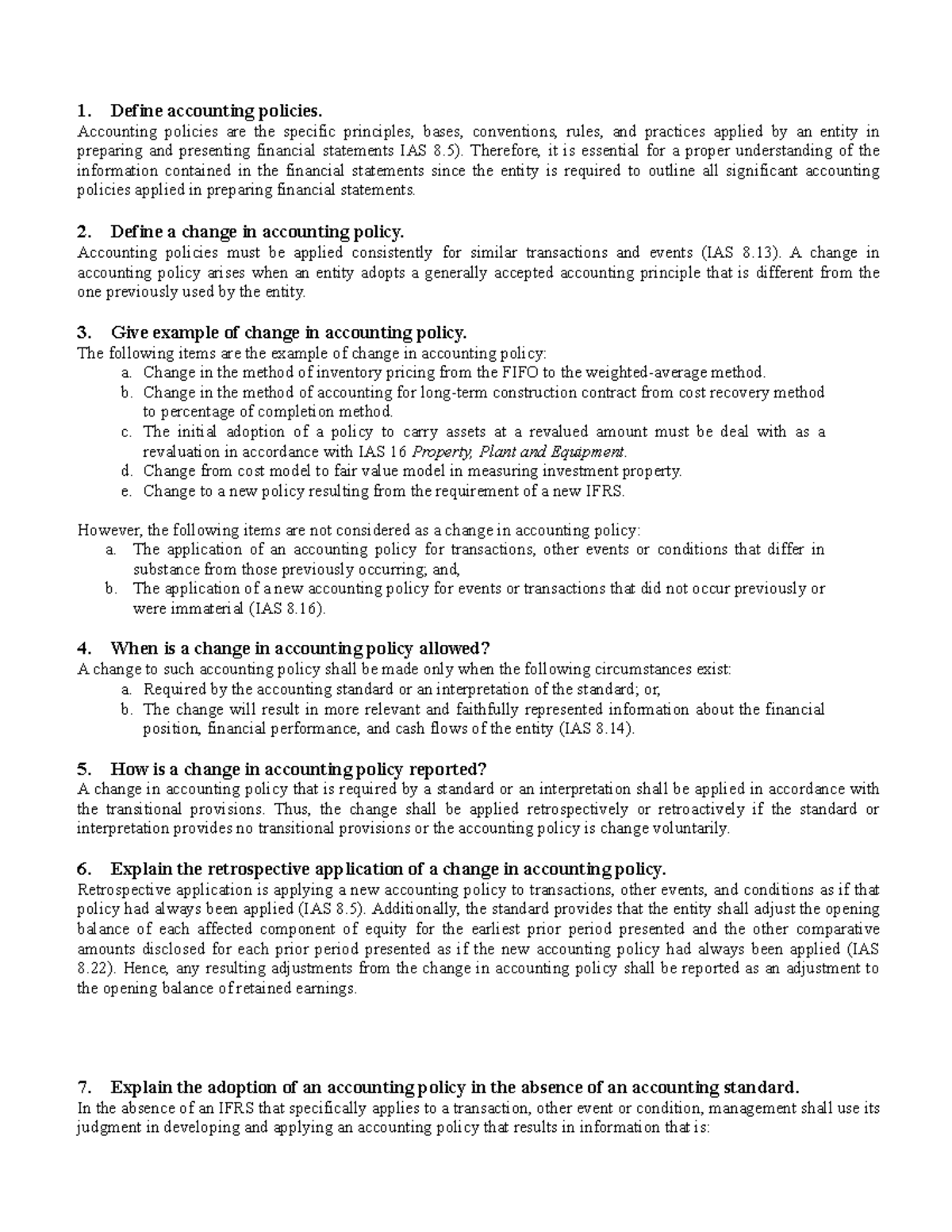 Module 7 Activity 1 - Lecture notes assignment - 1. Define accounting ...