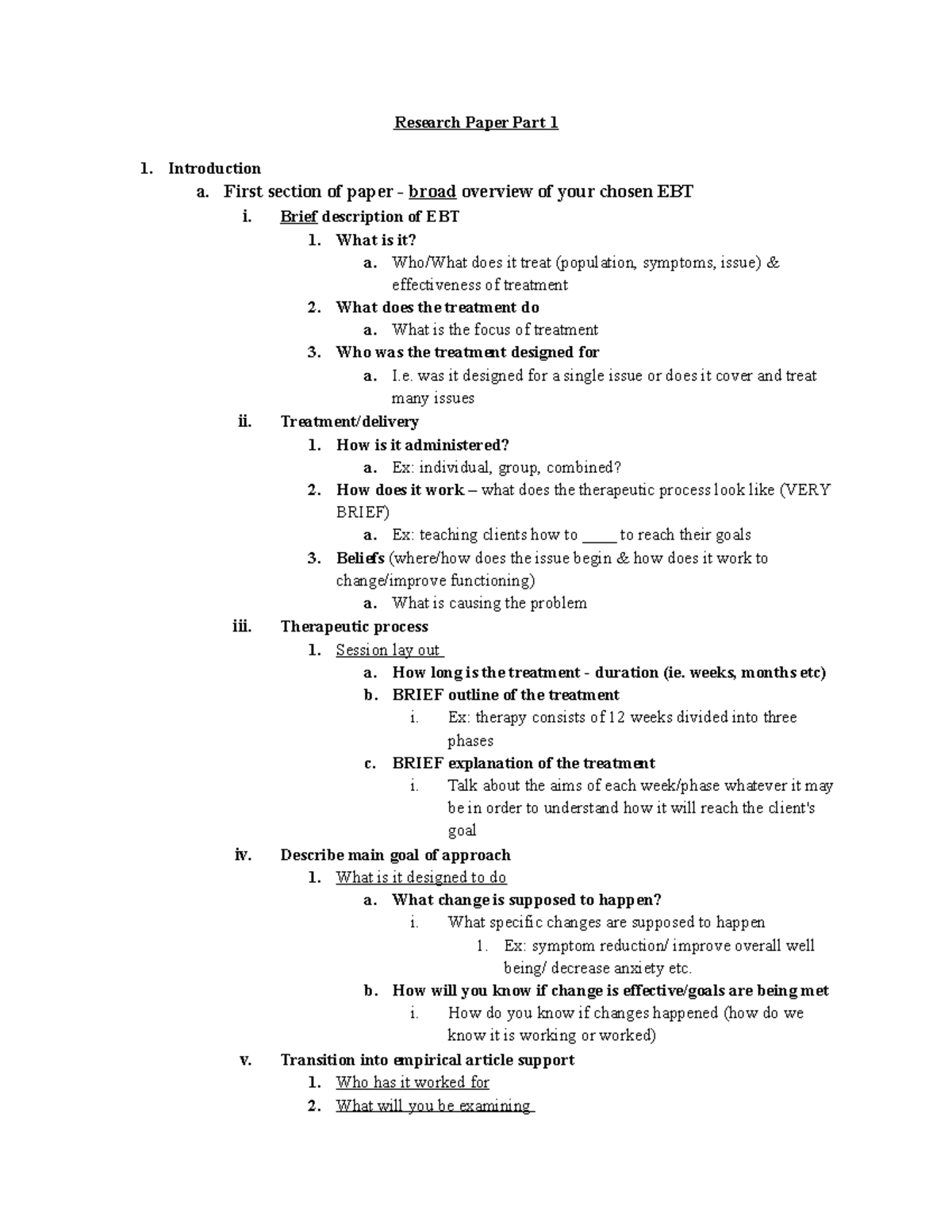 Lit paper outline - Literature Review How-To - CPSY 214 - Studocu