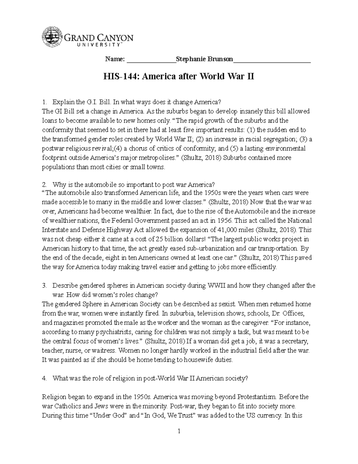 HIS-144-RS-America after WWII Worksheet (Auto Recovered) - Name ...