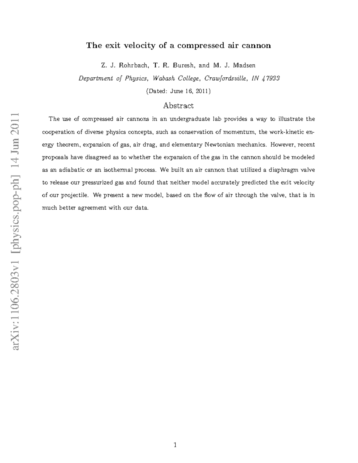 256908619 The exit velocity of a compressed air cannon 3 - The exit ...