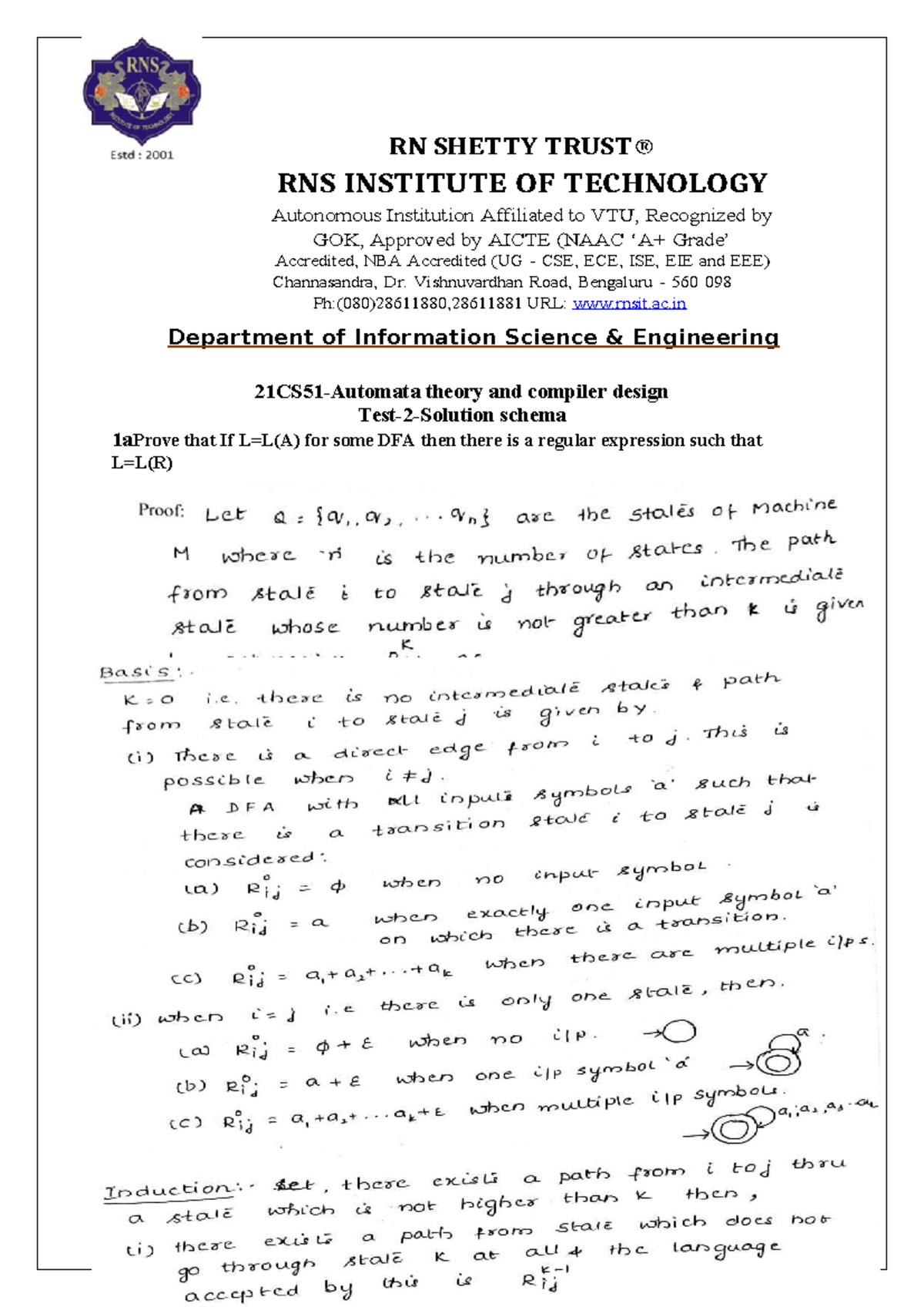 ATCD-Sol2 - RN SHETTY TRUST® RNS INSTITUTE OF TECHNOLOGY Autonomous ...