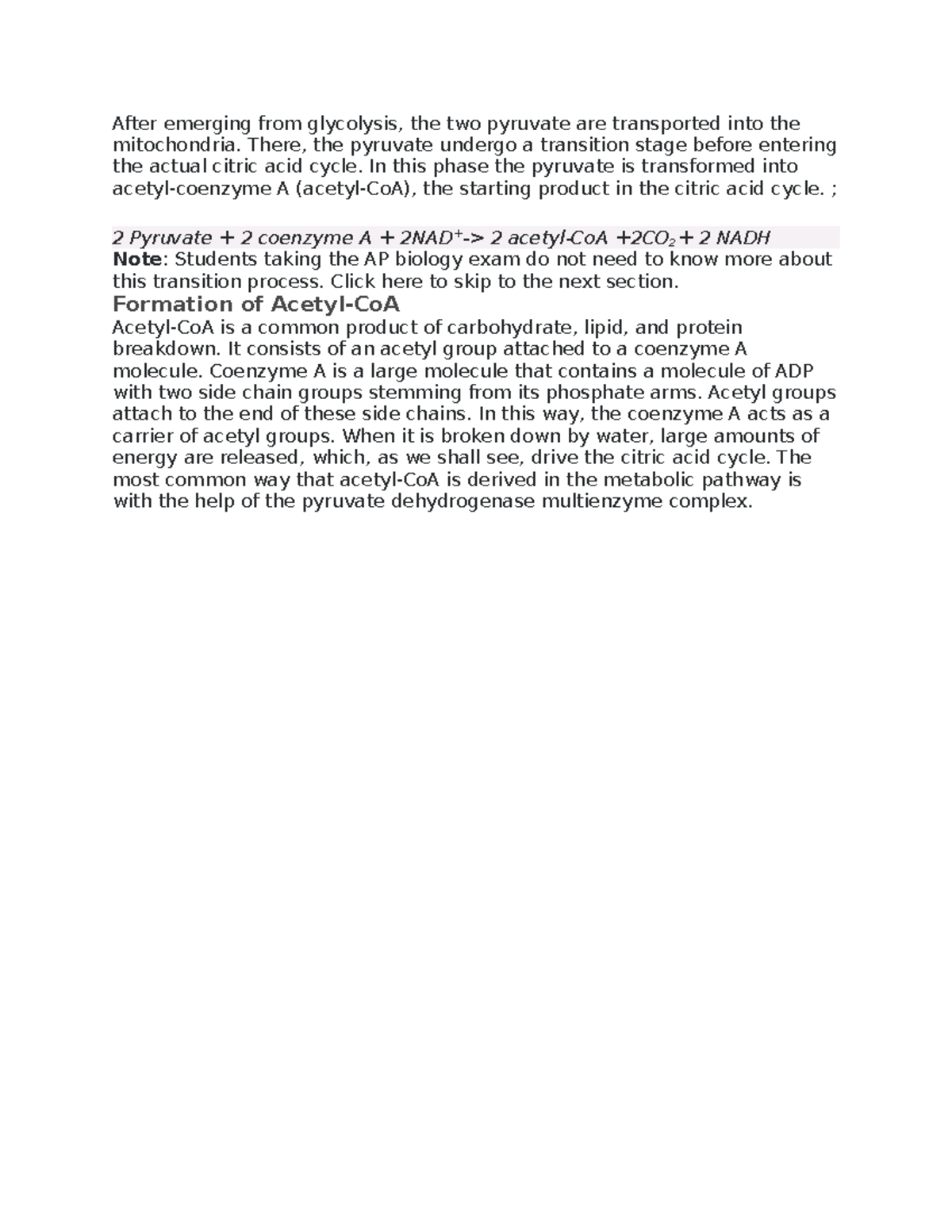 Citric Acid Cycle - Natural selection is the process by which species ...