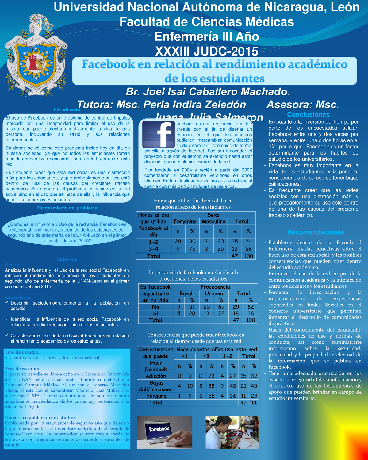 Poster JUDC Joel - Universidad Nacional Autónoma de Nicaragua, León ...