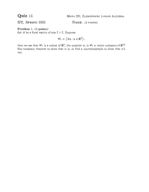 Math 332 Homework 7-Solutions - MATH 332 - Studocu