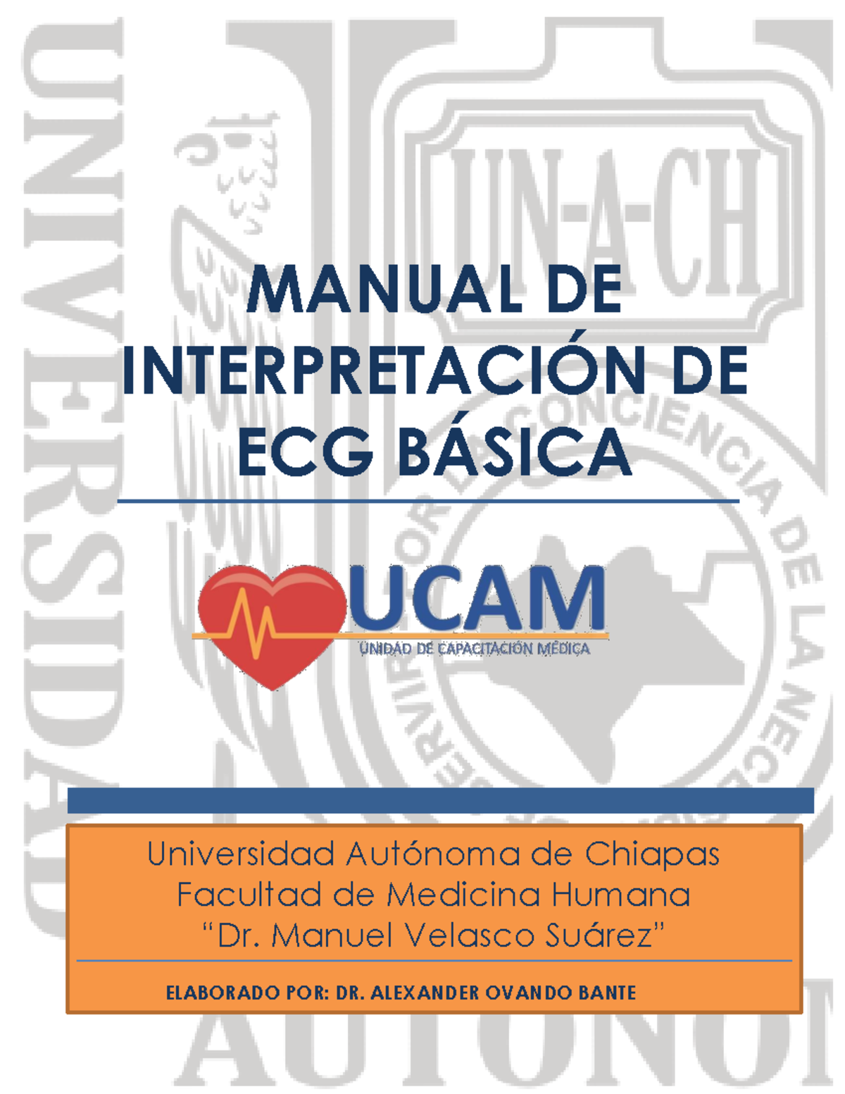 ECG Basica - Universidad Autónoma de Chiapas Facultad de Medicina ...