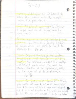 Math 181 Chapters 1-3 - 1.1-Getting Started, 1.2-Data Classification, 1 ...