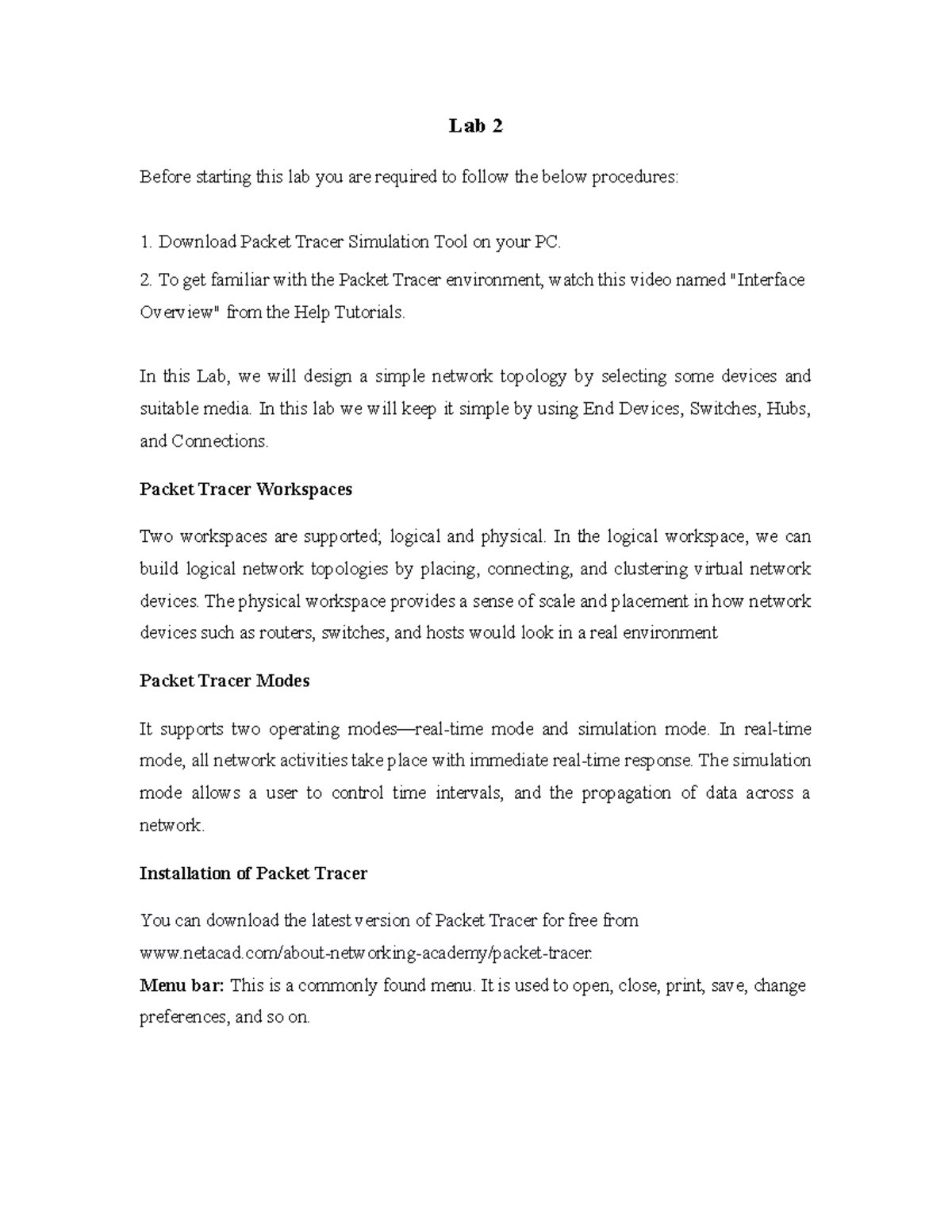 Cs610 Lab 2 For Better Preparation Lab 2 Before Starting This Lab You Are Required To Follow