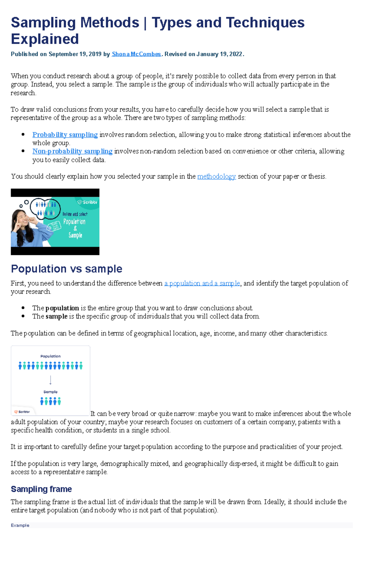 New Microsoft Word Document - Sampling Methods | Types and Techniques ...